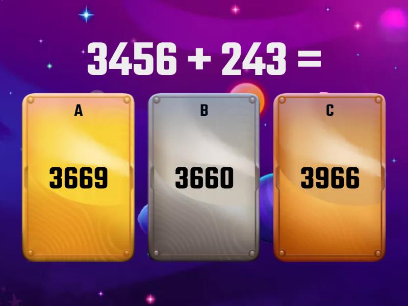 Lesson Math for P3 - Quiz