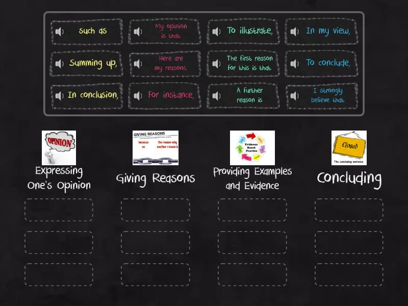 Essay Sentence Starters-1 (Academic Learning Treehouse) - Group sort