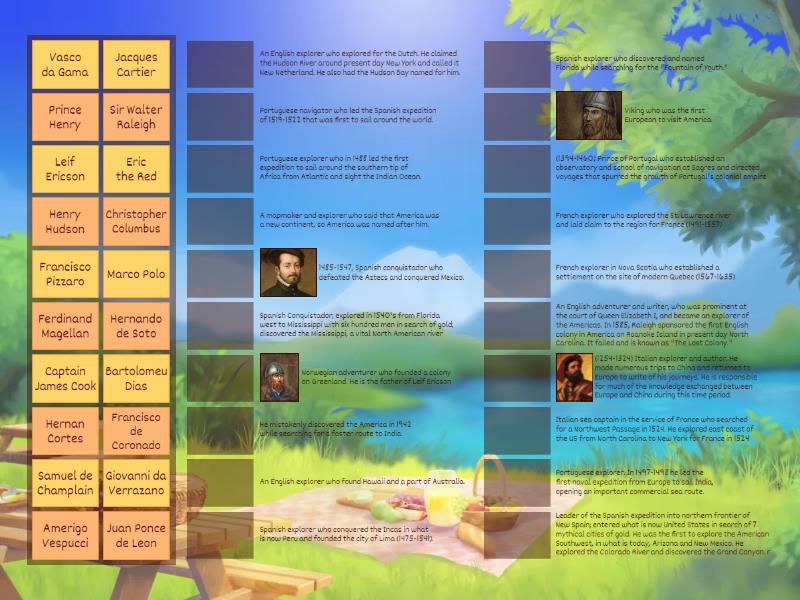 Explorers - Match up