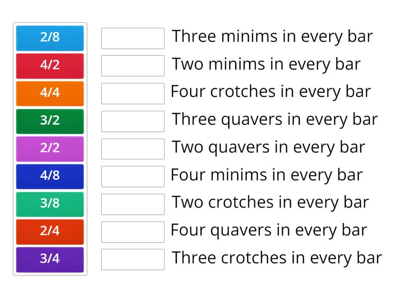 Time signature - Match up