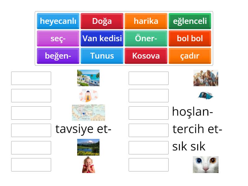 10. tema 2. okuma - Match up