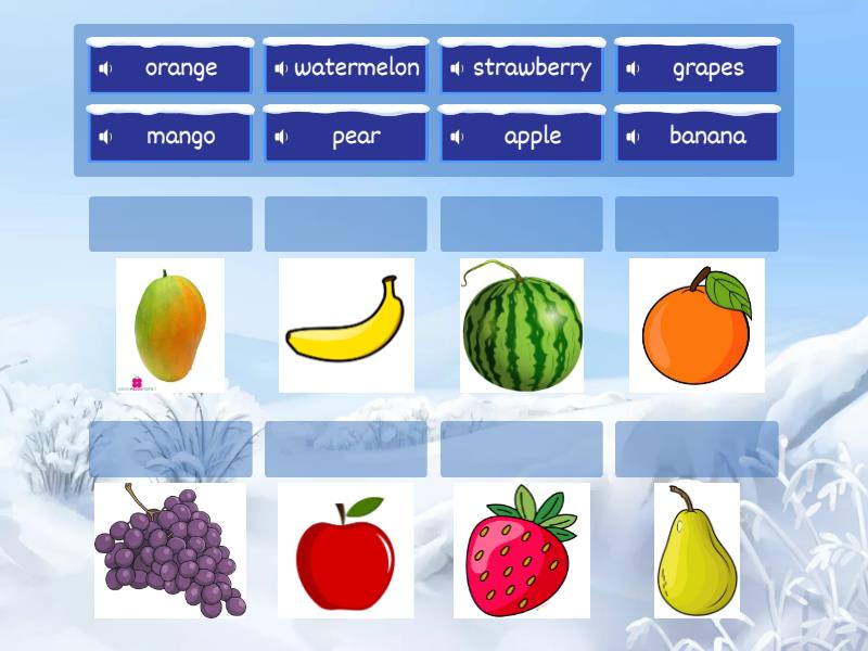fruits - Match up