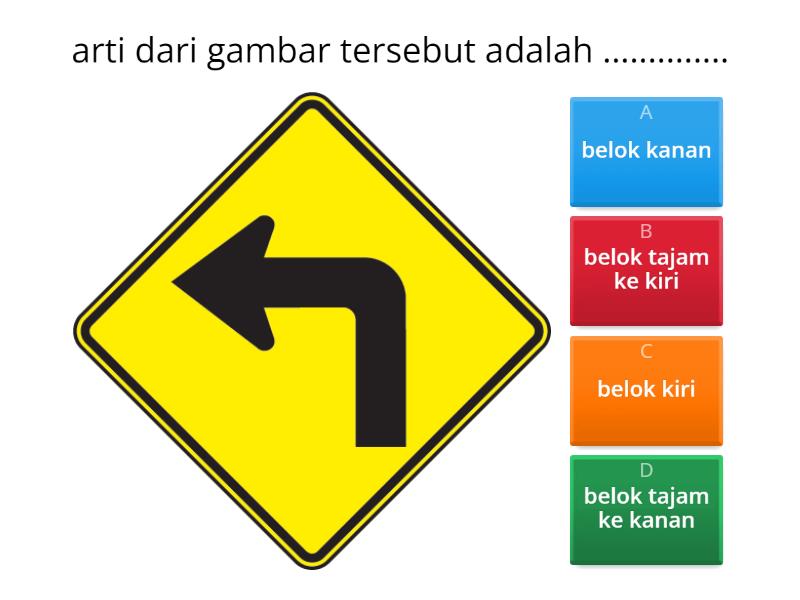 RAMBU-RAMBU LALU LINTAS - Quiz