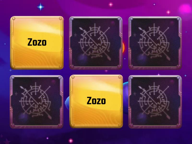 Zozo and saleem - Matching pairs