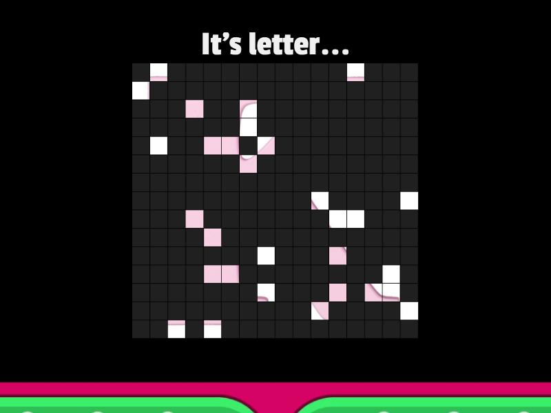 the alphabet guessing game - Acertijo visual