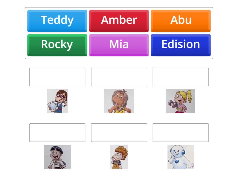 characters - Match up