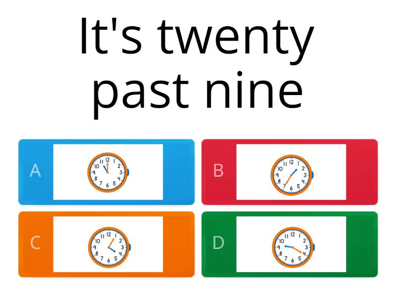 What time is it? - Quiz