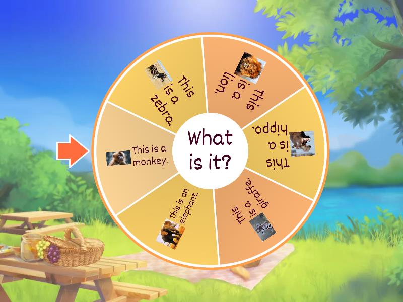 DEX 2 Unit 4 Discover Wild Animals - Spin the wheel
