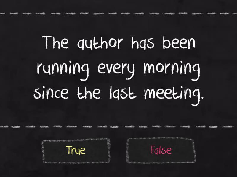 Reading & Comprehension - True or false