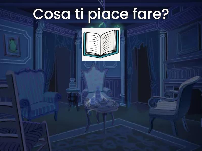 - Cosa ti piace fare? - Flying fruit