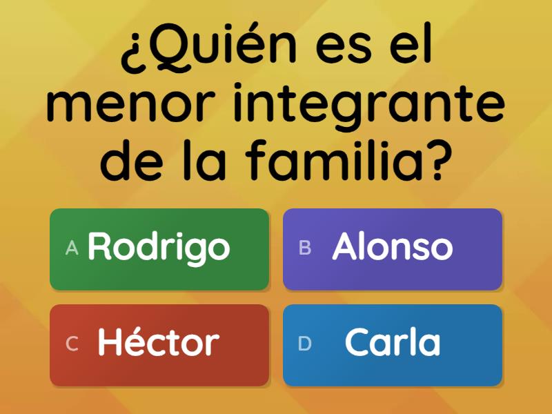 04. La familia - Quiz