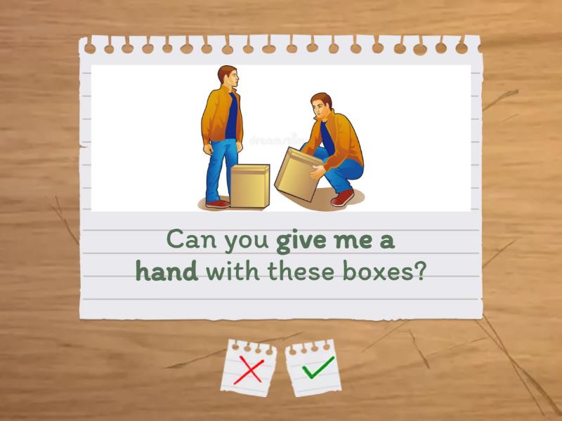 PHRASAL VERBS-GIVE - Flash cards