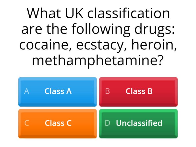 Alcohol and Drug Addiction recap - Quiz
