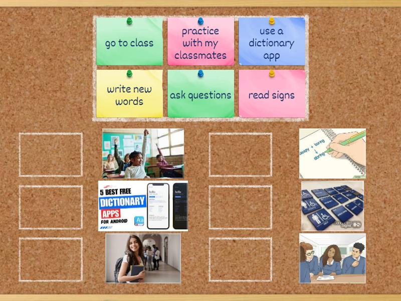 How do you study English? - Match up