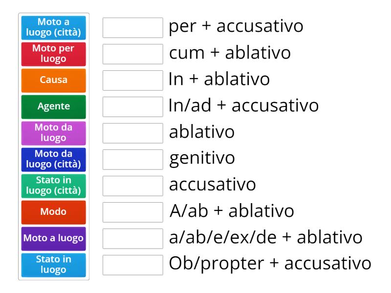 Complementi - Match up