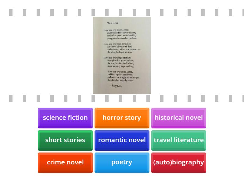 Think 3 Unit 5 Types Of Story Find The Match