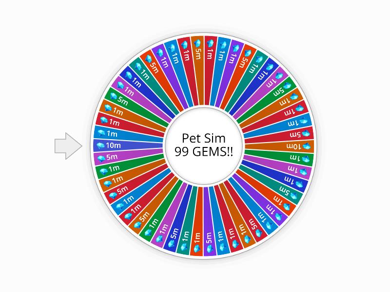 Gems roulette! - Spin the wheel