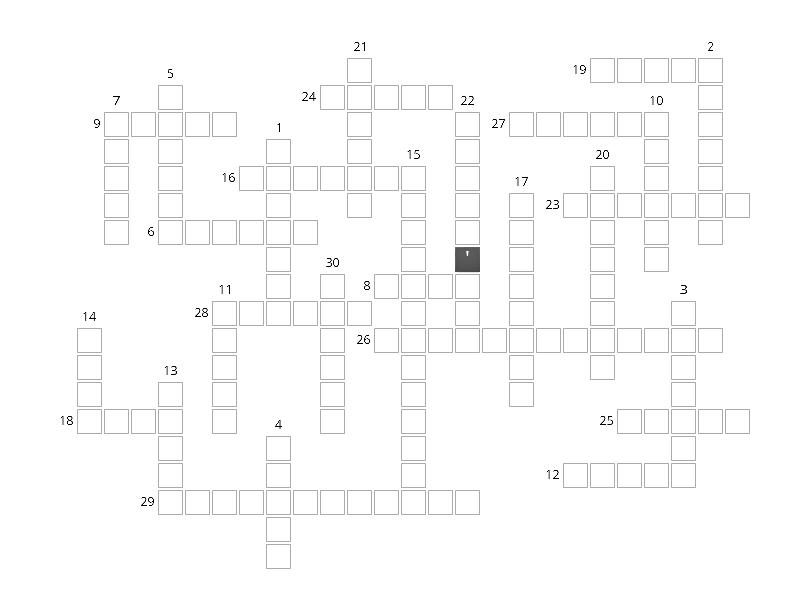 TTS seputar Ramadhan - Crossword
