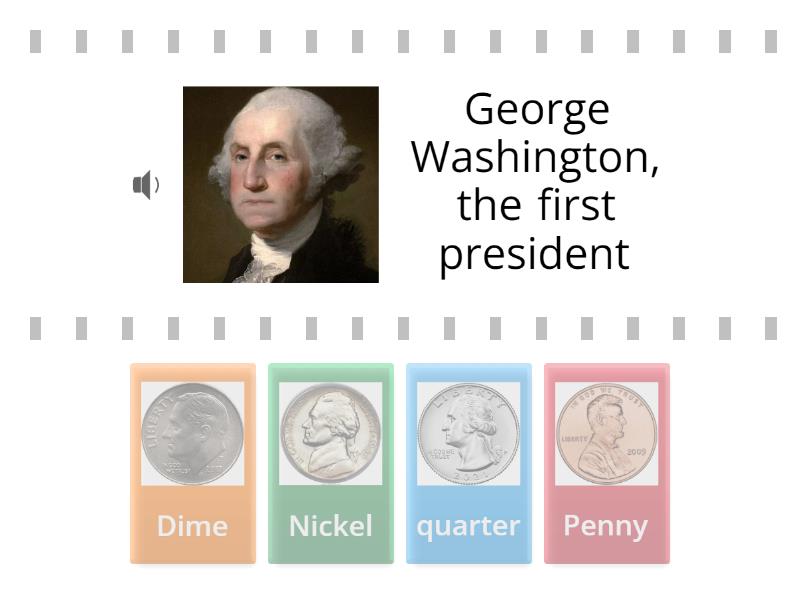 Match the Coin and President/Founding Father - Find the match