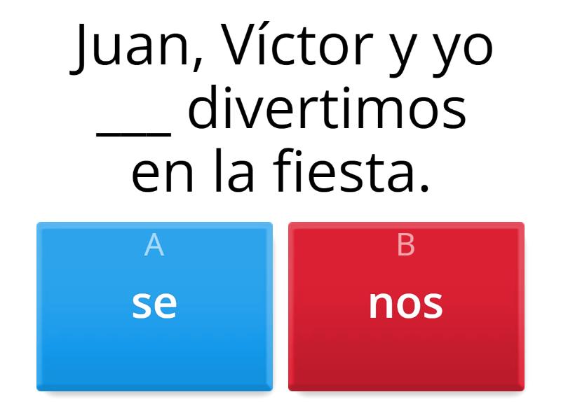 Dicho y Hecho 2 Pronombre "SE" recíproco #4 - Quiz