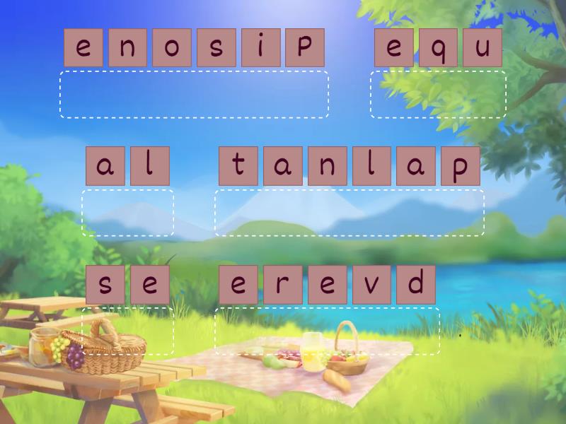 Fuera de la Ventana - Sentence Scramble - Anagrama