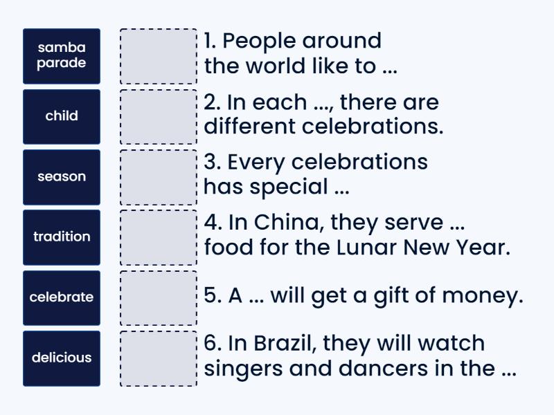 Up5-U3L4-checking vocab - Match up