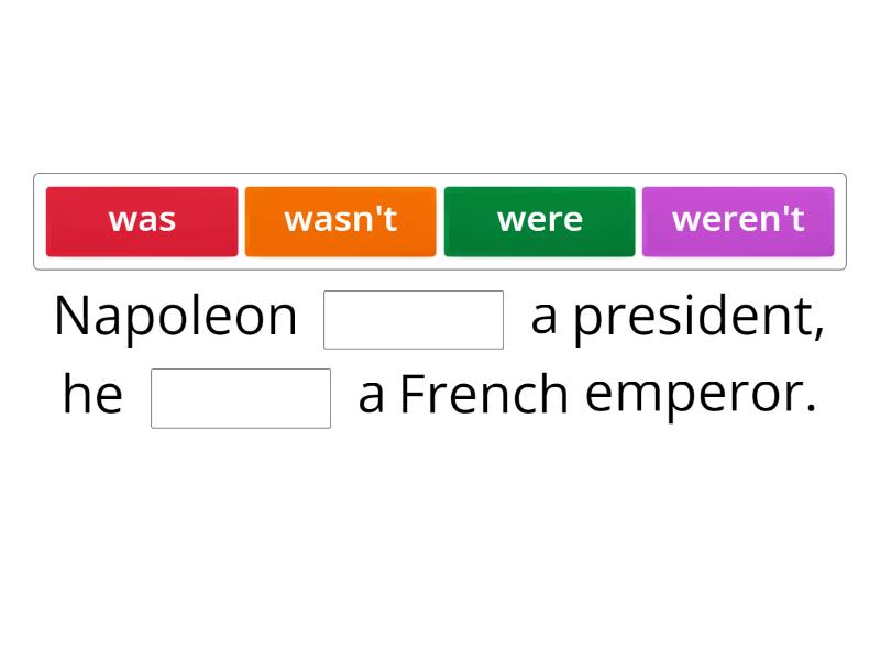 Was or Were? Wasn't or Weren't? - Missing word