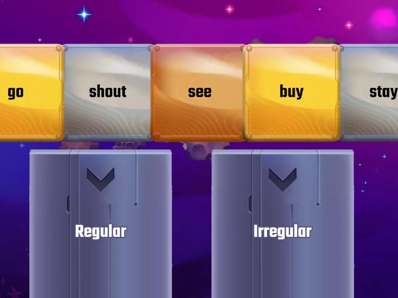 Regular or Irregular verb? - Speed sorting