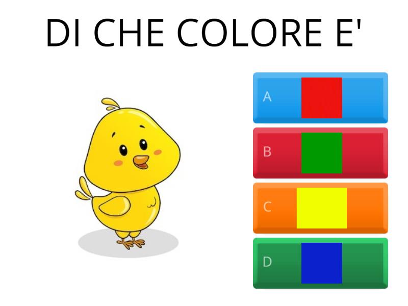 ABBINIAMO I COLORI ALLE IMMAGINI - Quiz