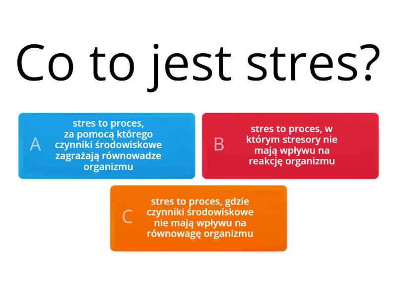 Stres - Quiz