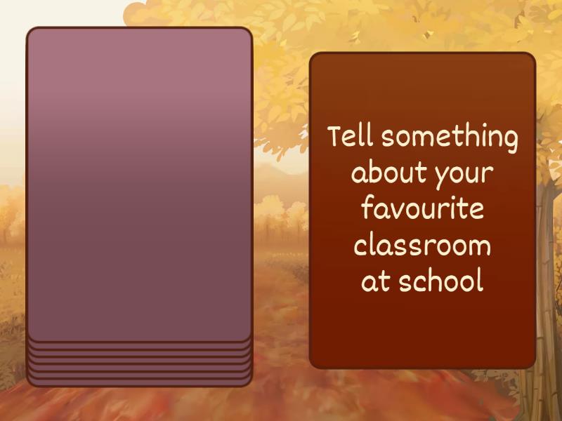 Prepare 3 Speaking U4 - Speaking cards