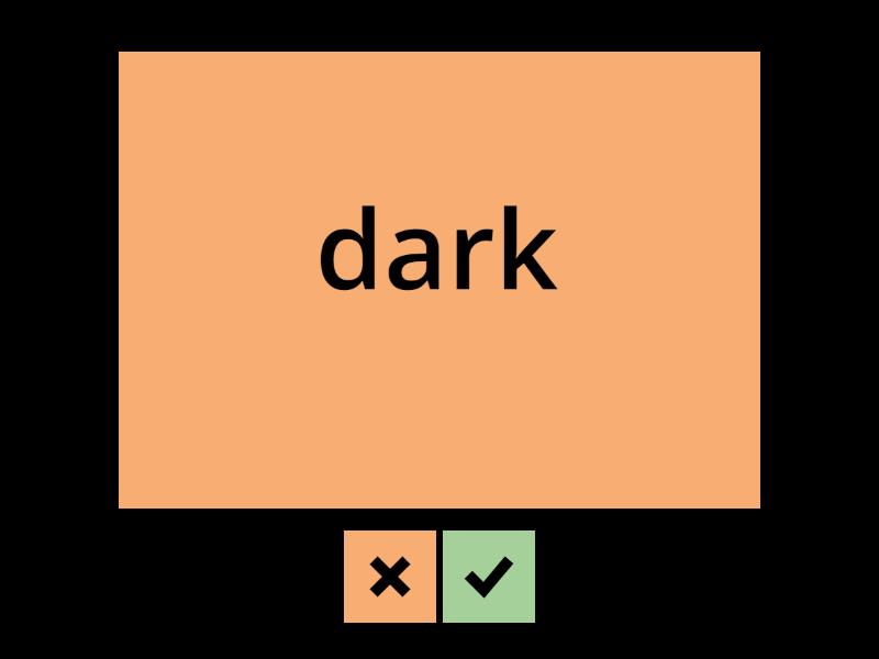 It looks... - Flash cards