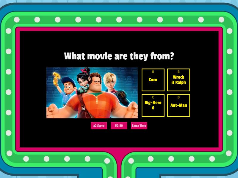 Disney Trivia - Gameshow quiz