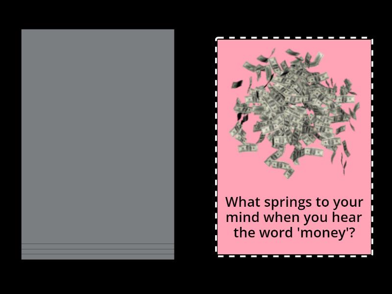 Money - Speaking cards