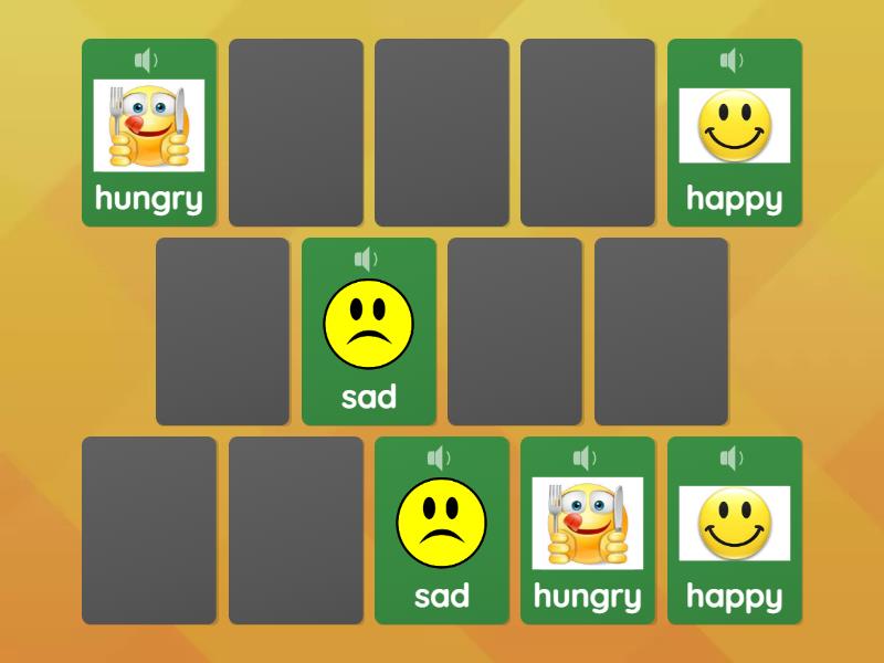 Emotions speaking pairs - Matching pairs