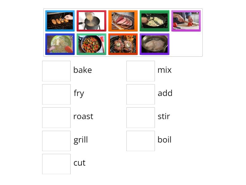 Cooking food - Match up