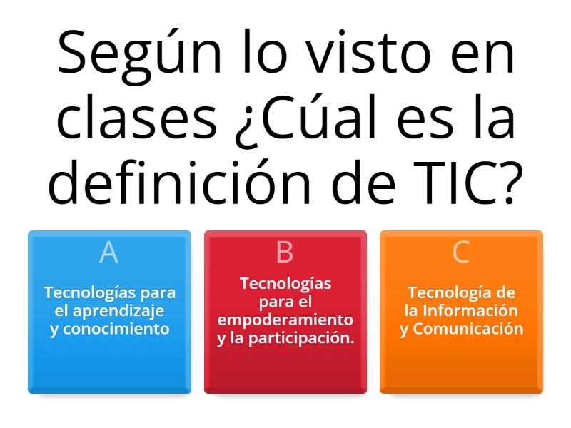 Fundamentos educativos de las TICS - Quiz
