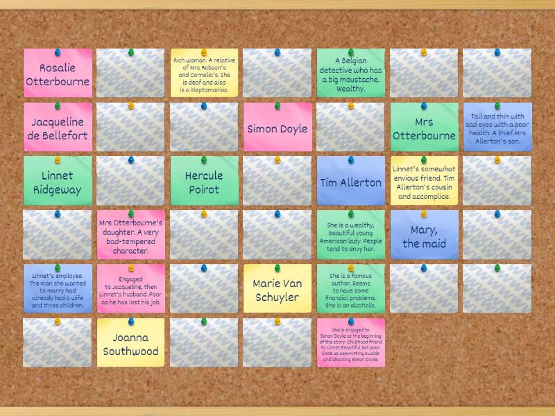 Characters - Matching pairs