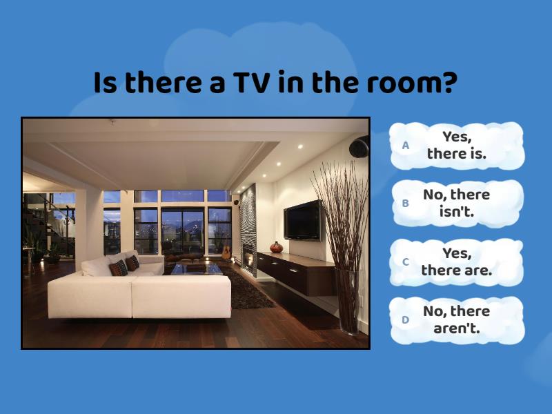 Is there...? / Are there...? - Questions and Short Answers - Cuestionario