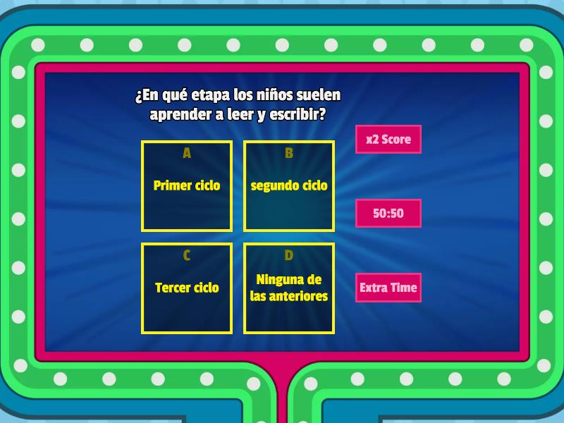 juego - Gameshow quiz