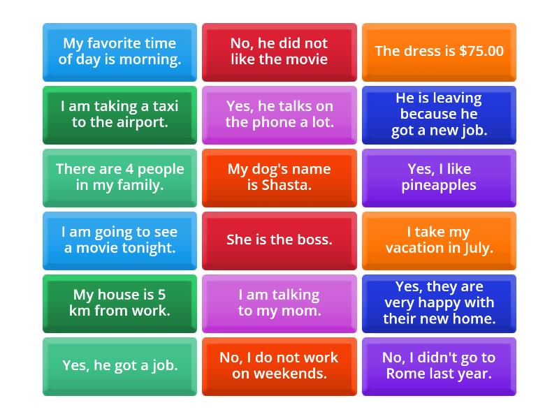 Create the Question - Flip tiles