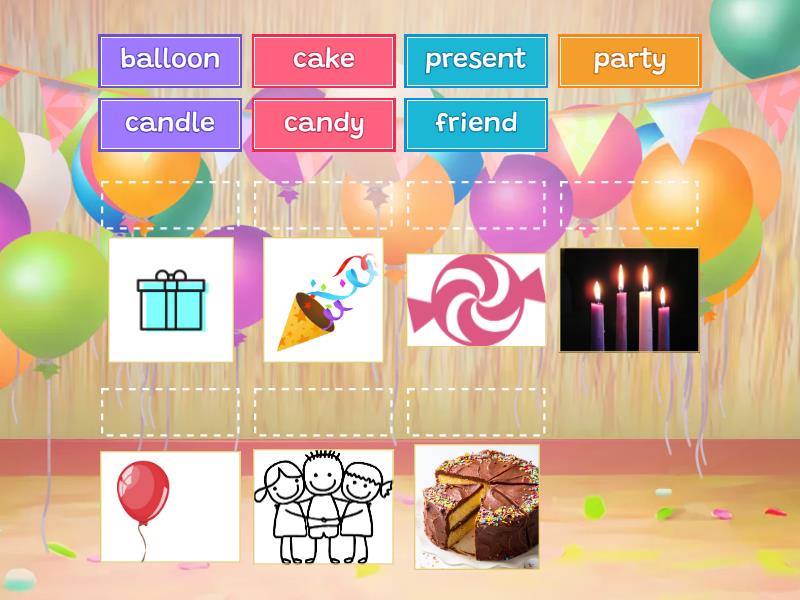 happy birthday - Match up