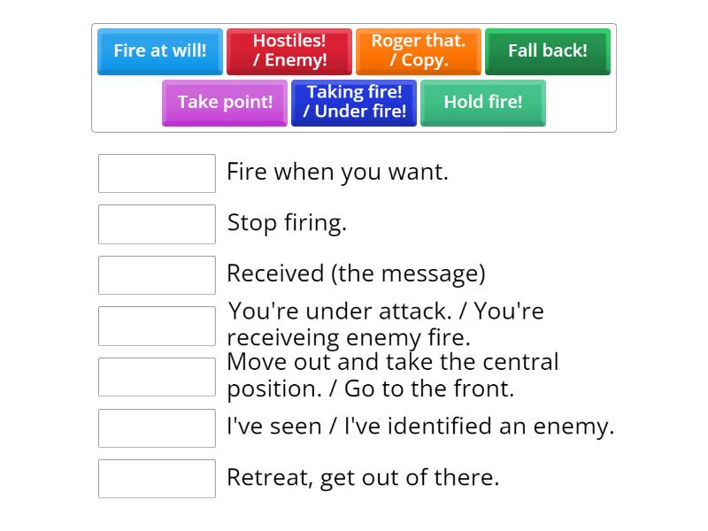 ESP 8. Commands, task 3c - Match up