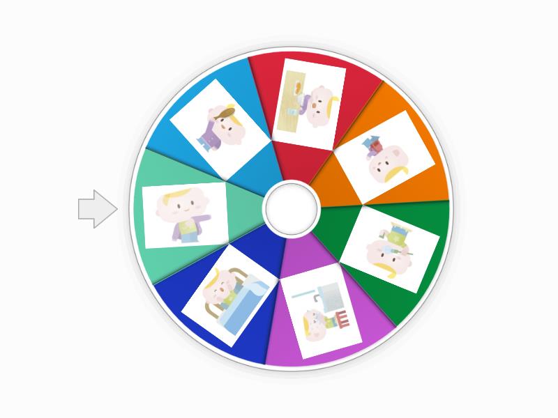 What do you do in the morning - Spin the wheel