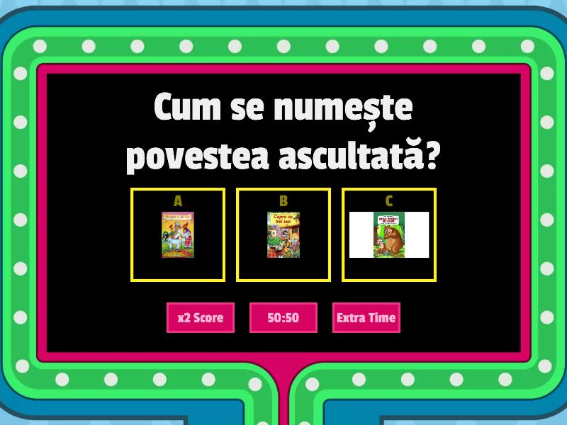 Joc personaje - Gameshow quiz