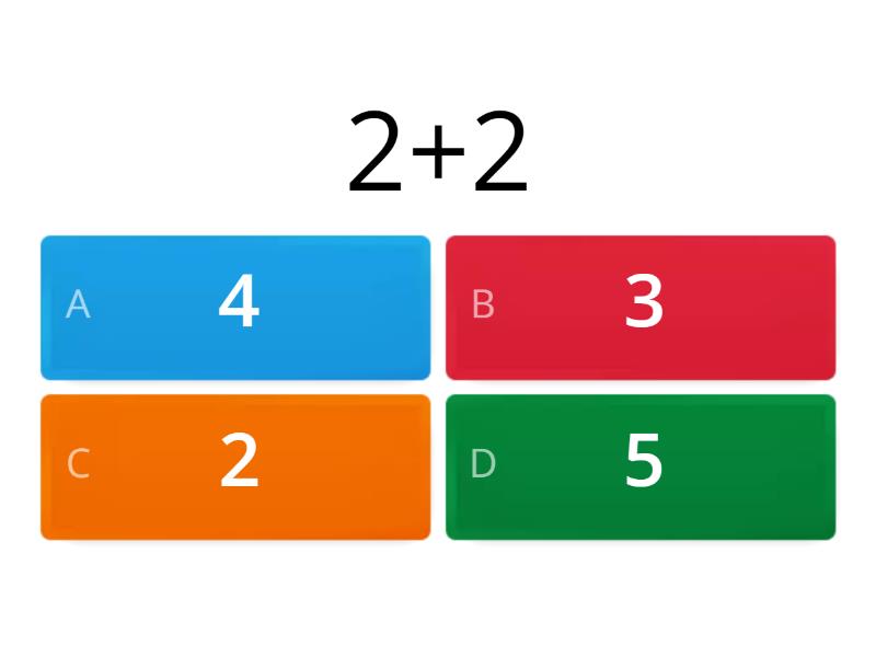 Addition Math - Quiz