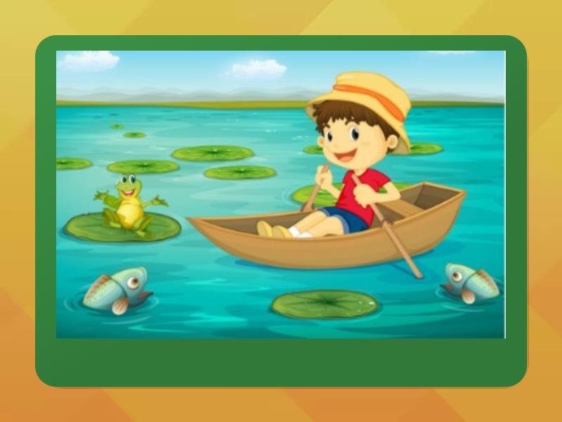 Row row row your boat - Flash cards