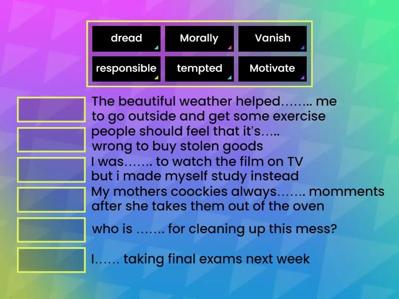 Quick Check - Match up