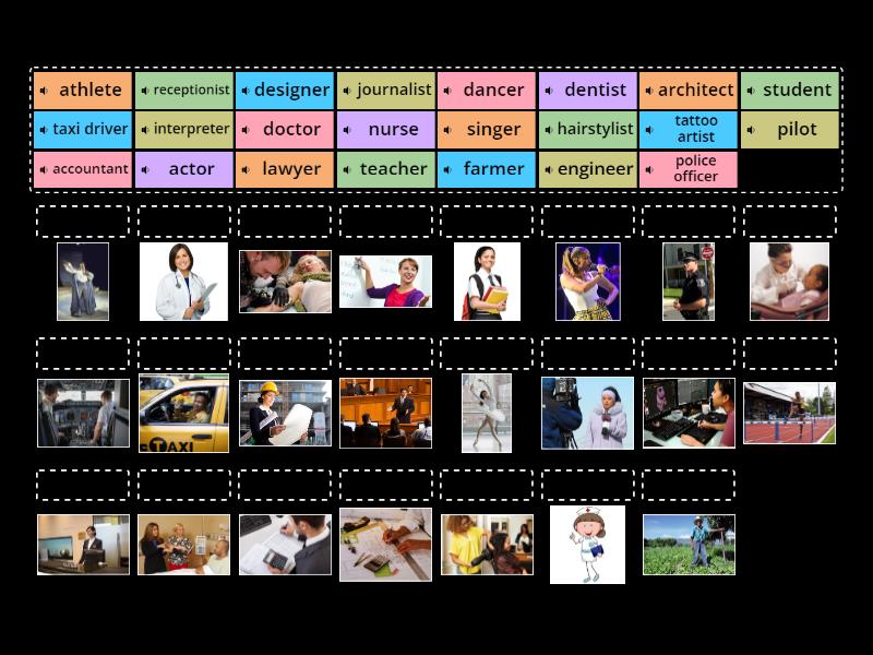 unit 2 - Jobs - Match up