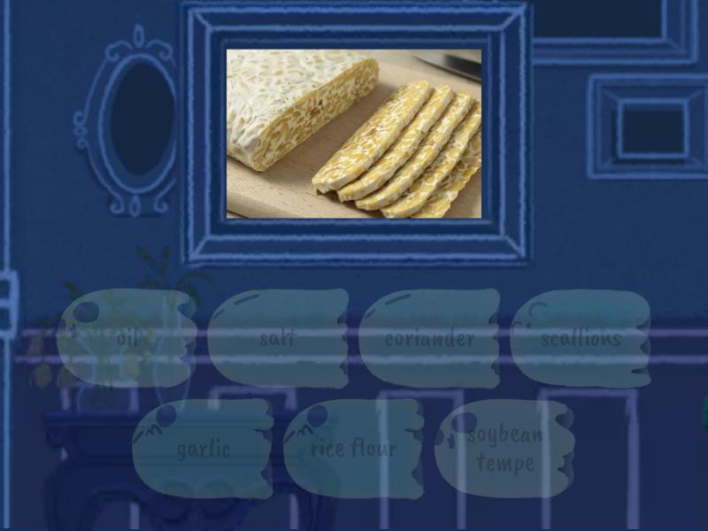 Guess the Food by Guessing the Names of the Ingredients - Find the match